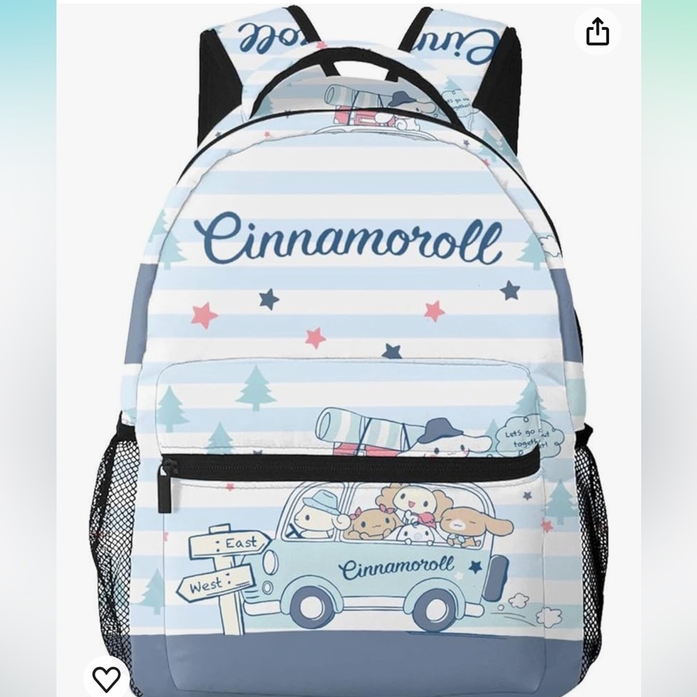 Anime Graphic Cinnamoroll Backpack - Gem